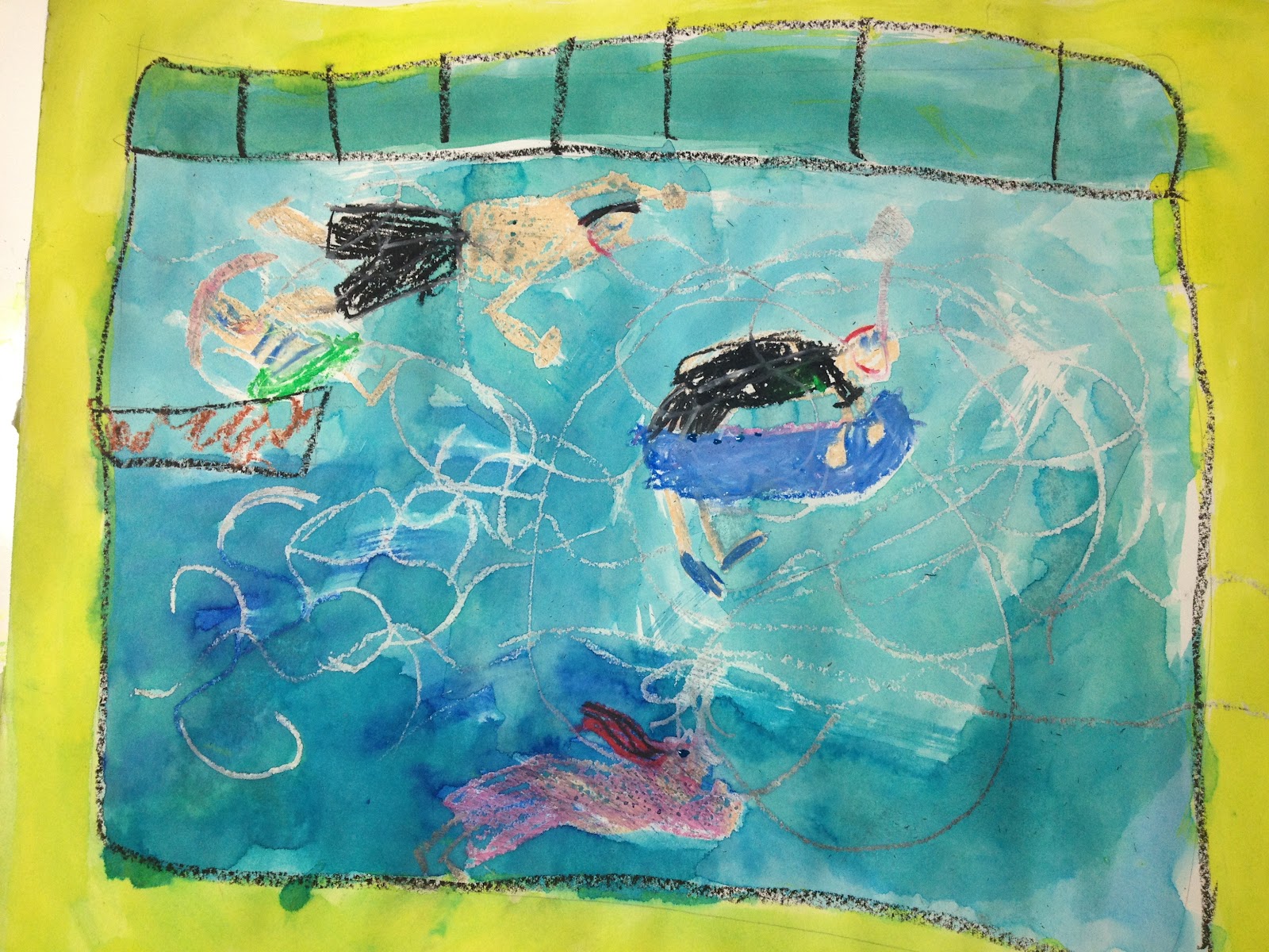 Artfully Me: Swimming Pool Art - David Hockney Inspired (lesson with ...